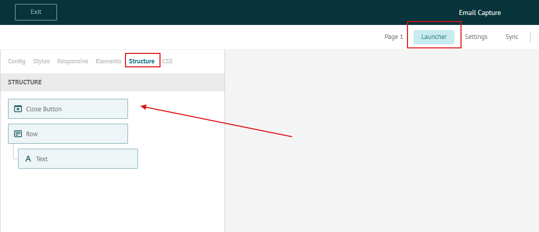 How to add close button in launcher?